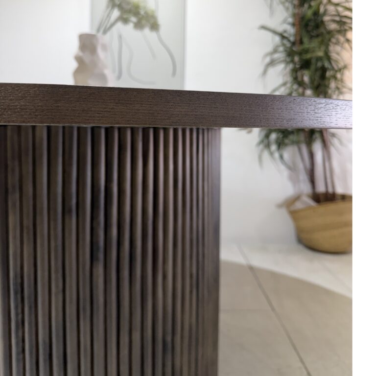 Marina 150cm Walnut Round Dining Table | Modern Dining Tables Melbourne ...
